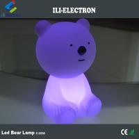 China High grade Eco-friendly PE plastic LED bear light for sale