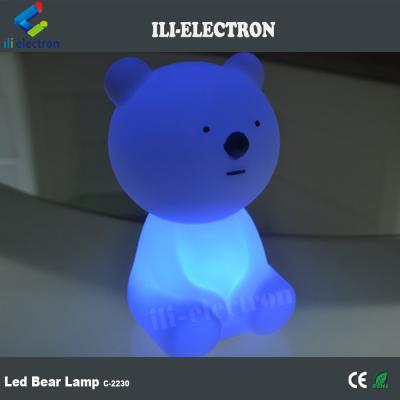 Cina Cartoon Bear Rechargeable LED Table Lamp in vendita