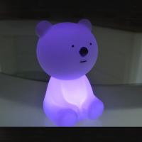China plastic Bear Animal Shaped LED Table Lamp for sale