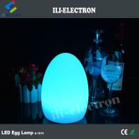 China egg shape plastic led table lamp for sale