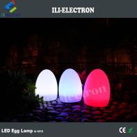 China egg shape plastic led table lamp for sale