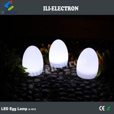 Cina egg shape plastic led table lamp in vendita
