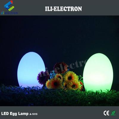 Cina LED Lighting Egg Shape Table Lamp with 16 Colors Changing in vendita