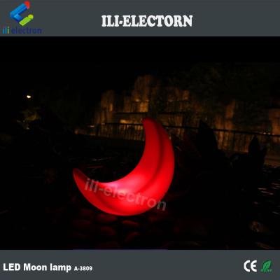 中国 patio moon shaped illuminated decorative lamp 販売のため