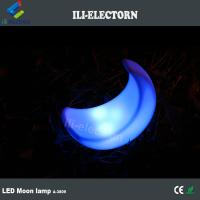 China illuminated moon shaped led table lamp for sale