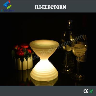 Cina Mini Hourglass shape plastic Decorative led Table Lamp in vendita