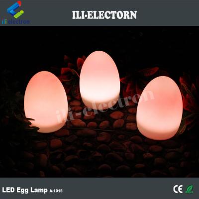 Cina plastic egg lamp /illuminated table lamp /led lighted egg lamp in vendita