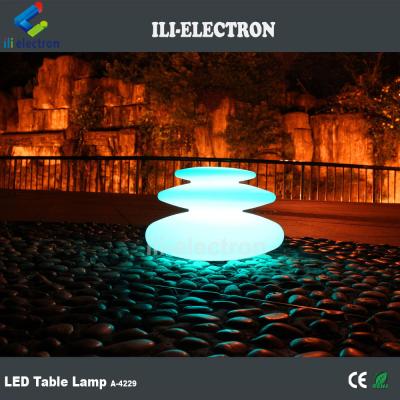 Cina Creative Rechargeable Battery LED Color Changing party Lamp decor in vendita