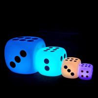 China Waterproof Plastic Glow Cube Dice Infarad Remote Control for sale