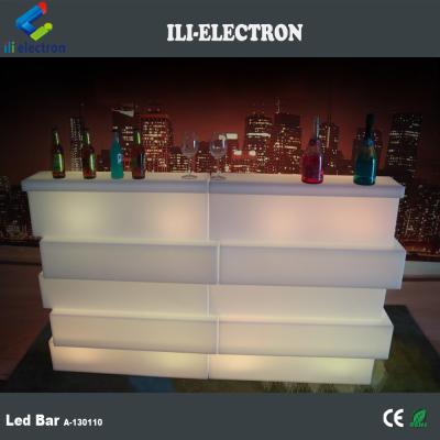 Cina Tavola a barra mobile in plastica a LED 16 colori resistente all'acqua in vendita