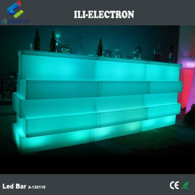 Cina Tavola a barra mobile in plastica a LED 16 colori resistente all'acqua in vendita