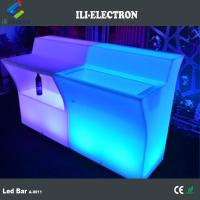 China illuminated led corner bar table for sale