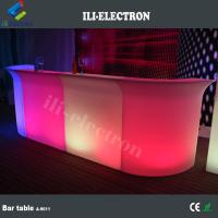China illuminated led corner bar table for sale