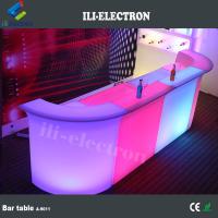 China illuminated led corner bar table for sale