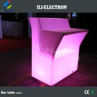 China illuminated led corner bar table for sale