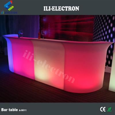 中国 outdoor plastic colorful led mobile bar 販売のため