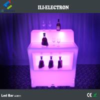 China Rechargeable plastic portable led bar table for sale