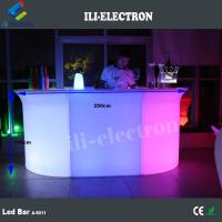 China Rechargeable plastic portable led bar table for sale