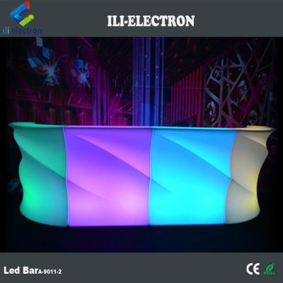 Cina Forma d' onda LED luminoso Bar Contatore, Tavolo da bar all' esterno a luce resistente all' acqua in vendita