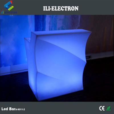 Cina Forma d' onda LED luminoso Bar Contatore, Tavolo da bar all' esterno a luce resistente all' acqua in vendita