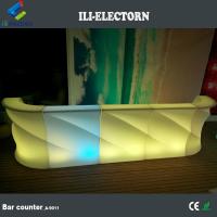 China Wave shape glowing bar table counter for sale