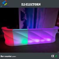 China Wave shape glowing bar table counter for sale