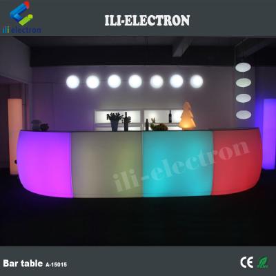 中国 waterproof led mobile bar counter with light 販売のため