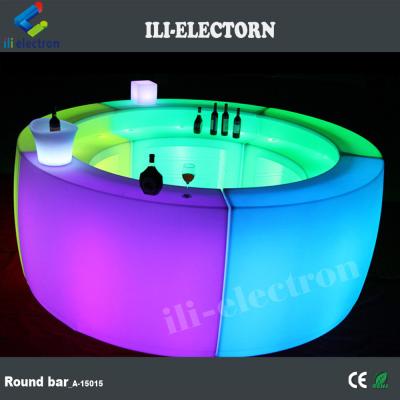 Cina Contaglio di bar in discoteca a led rotondo in plastica PE ricaricabile in vendita