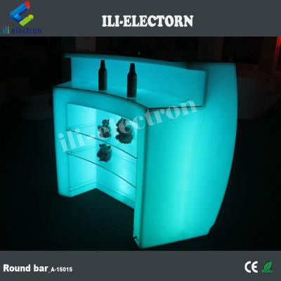 Cina Contaglio di bar in discoteca a led rotondo in plastica PE ricaricabile in vendita