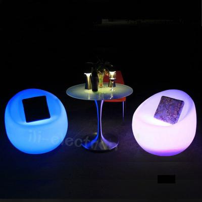 Cina Living Room Chairs Back Rest Sofa Couch LED Plastic Stool in vendita