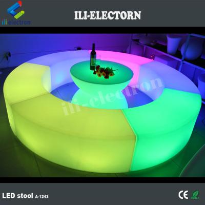 Cina Mobili a luce a LED che cambiano colore, sedia a sdraio a LED ricaricabile OEM in vendita