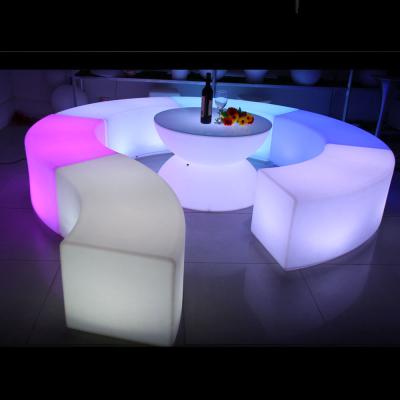 Cina Mobili a luce a LED che cambiano colore, sedia a sdraio a LED ricaricabile OEM in vendita