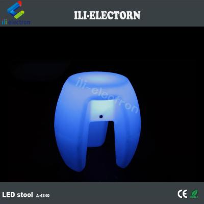 Cina Arredamento colorato a luce LED, bar inpilabile sgabello illuminato ricaricabile in vendita