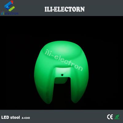 Cina Arredamento colorato a luce LED, bar inpilabile sgabello illuminato ricaricabile in vendita