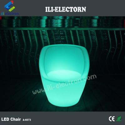 Cina muti-color shining portable rechargeable illuminated LED party chair in vendita