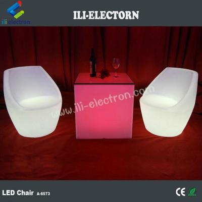 Cina muti-color shining portable rechargeable illuminated LED party chair in vendita