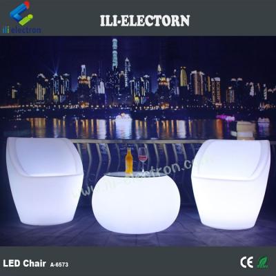 Cina muti-color shining portable rechargeable illuminated LED party chair in vendita
