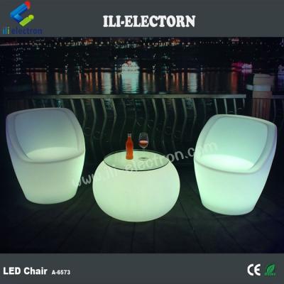Cina muti-color shining portable rechargeable illuminated LED party chair in vendita