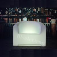 China Rechargeable plastic lighting sofa for sale