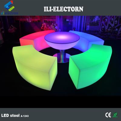 Cina led furniture led table led chairs in vendita