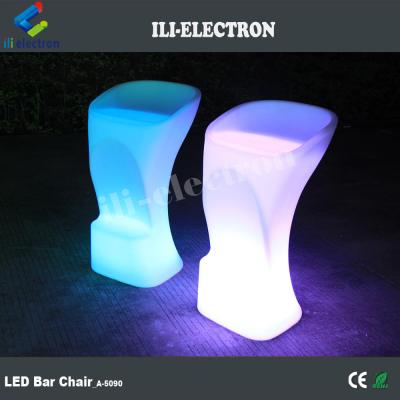 Cina RGB colorful modern led bar chairs in vendita