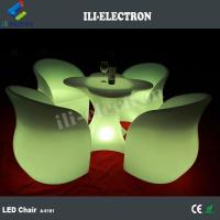 China waterproof remote control cheap light up plastic chairs for sale