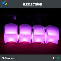 China waterproof remote control cheap light up plastic chairs for sale