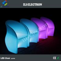 China waterproof remote control cheap light up plastic chairs for sale