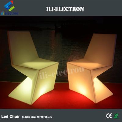 Cina Color customized plastic led lighting chairs in vendita