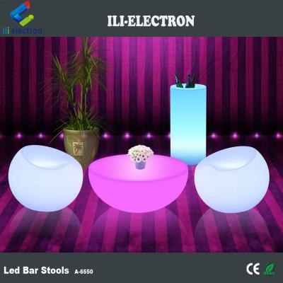 Cina Commercial used plastic led bar stools in vendita