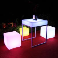 China eco-friendly plastic led outdoor light cube for sale