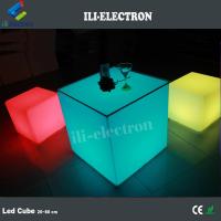 China eco-friendly plastic led outdoor light cube for sale