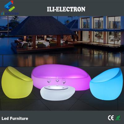 Cina waterproof color changing plastic Led tea table chair set in vendita