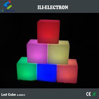 China Afstandsbediening LED Cube Nachtlicht Verlicht Rgb Kleurveranderend Batterij Oplaadbaar Te koop